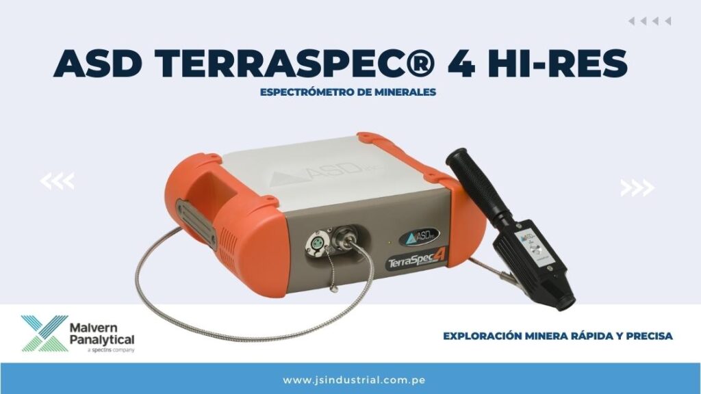 Espectrómetro de minerales ASD TerraSpec® 4 Hi-Res - JS INDUSTRIAL PERÚ